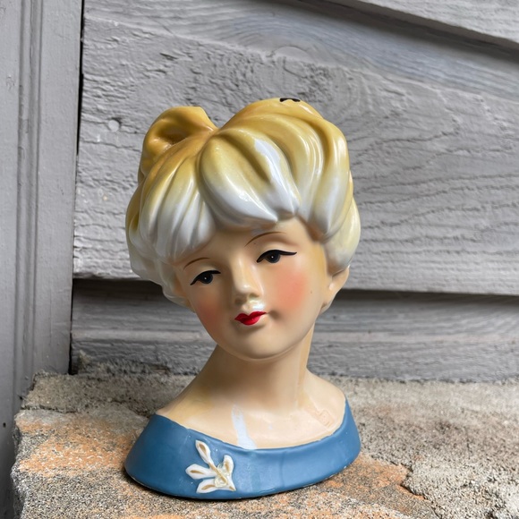 Vintage | Accents | Vintage Nippon Hand Painted Lady Vase | Poshmark